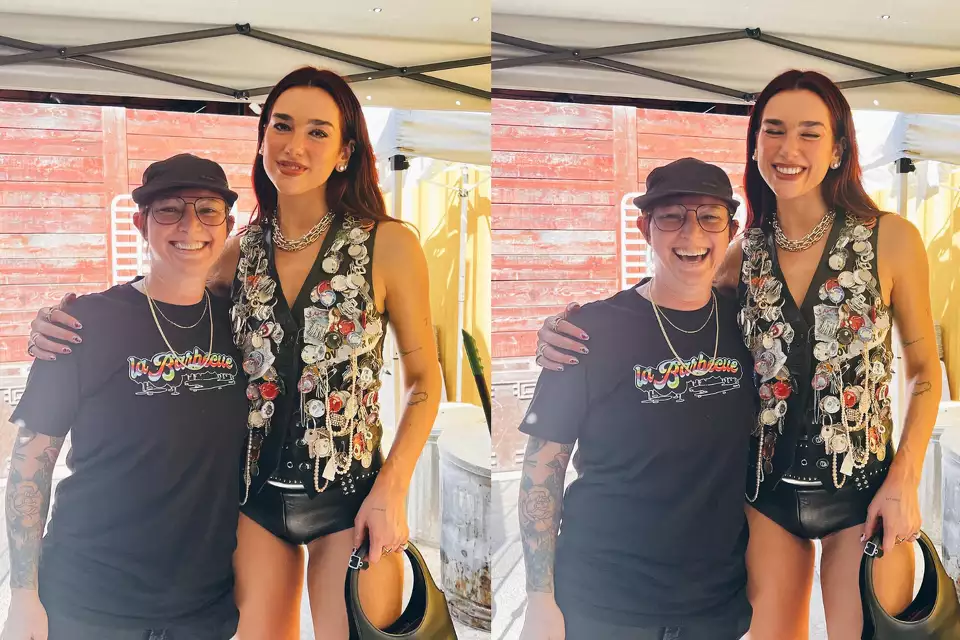 Dua Lipa visits iconic La Barbecue before watching Chris Stapleton at ACL